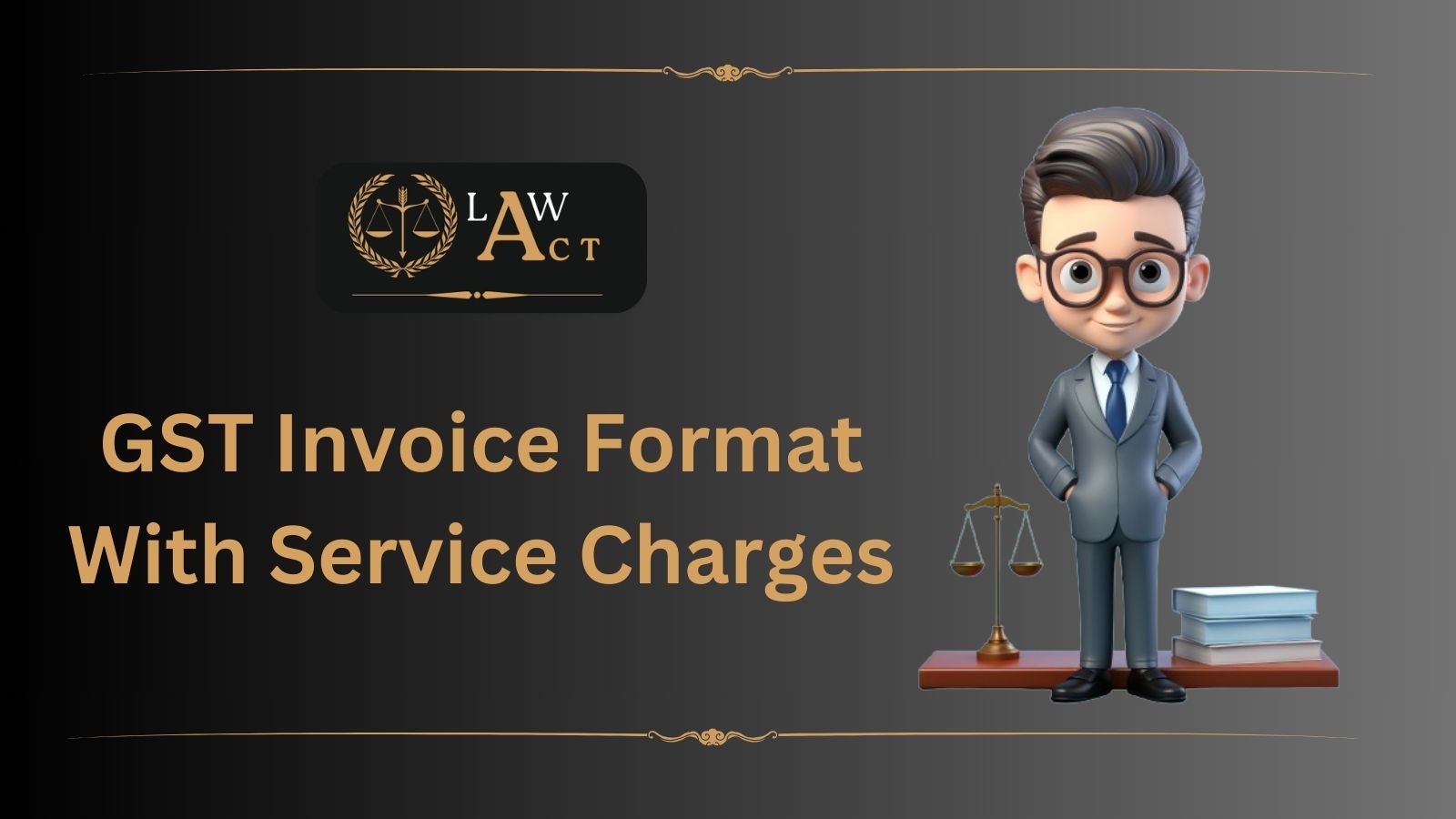 GST Invoice Format With Service Charges